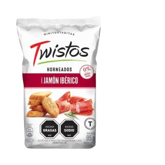 TWISTOS LAYS 95 GR JAMON (30) – El AS